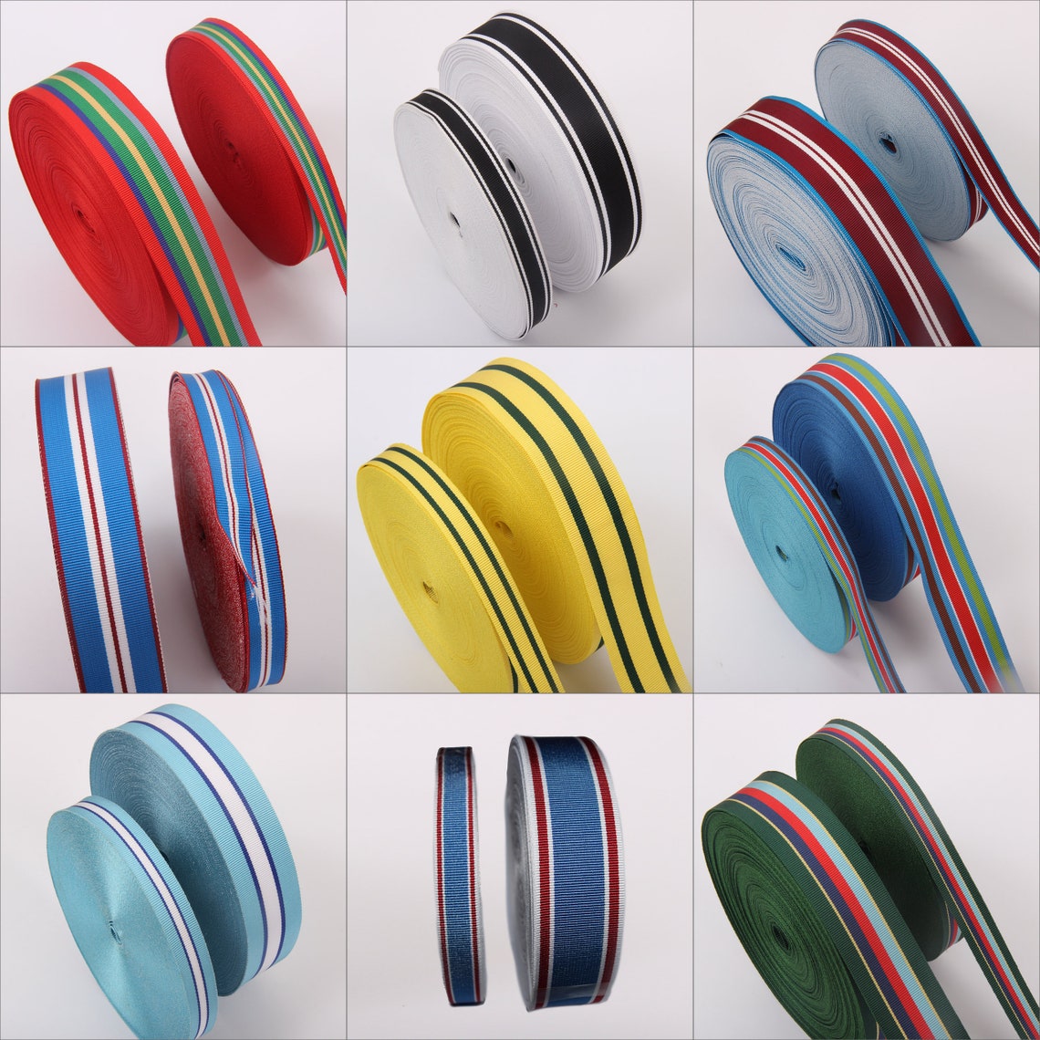 Military Medal Ribbons, Full Size (32 Mm Width) and Miniature (16 Mm ...