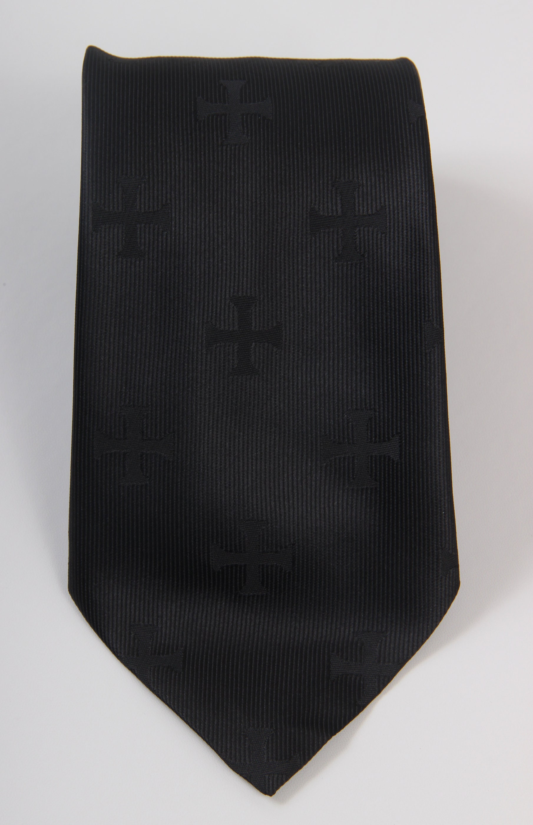 Black Knights Templar KT Masonic Tie - Silk - Etsy