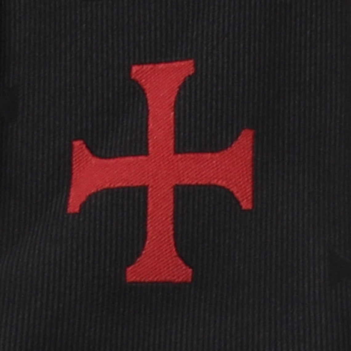 Black Knights Templar KT Masonic Tie - Silk - Etsy