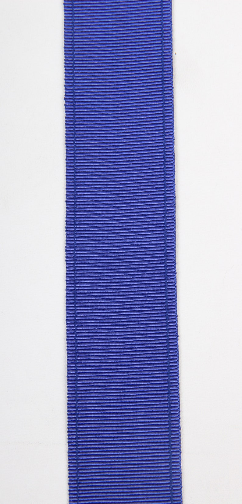 Masonic Regalia Apron Ribbon Dark Royal Blue moire Effect & Dark Royal ...