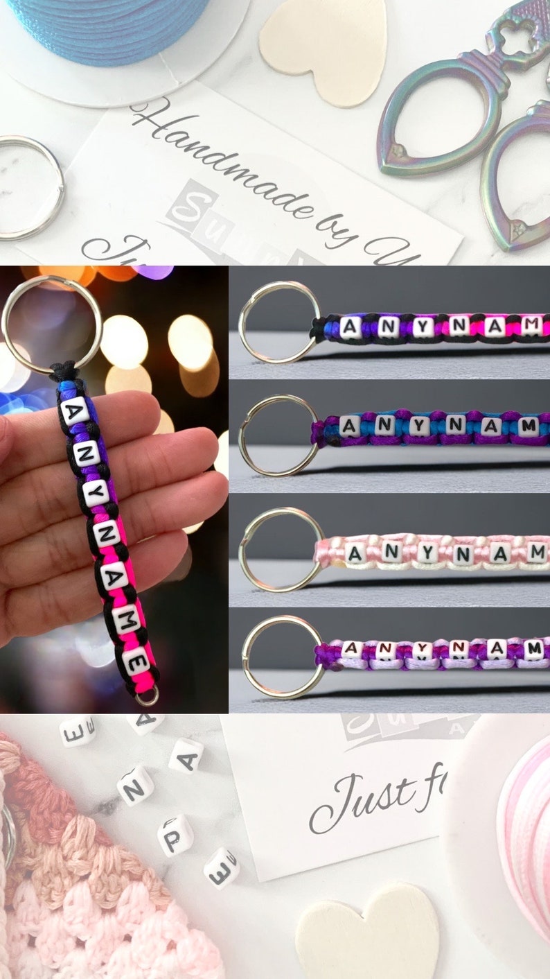 Custom Name Keyring Custom Key Fob Personalised Key Fob - Etsy