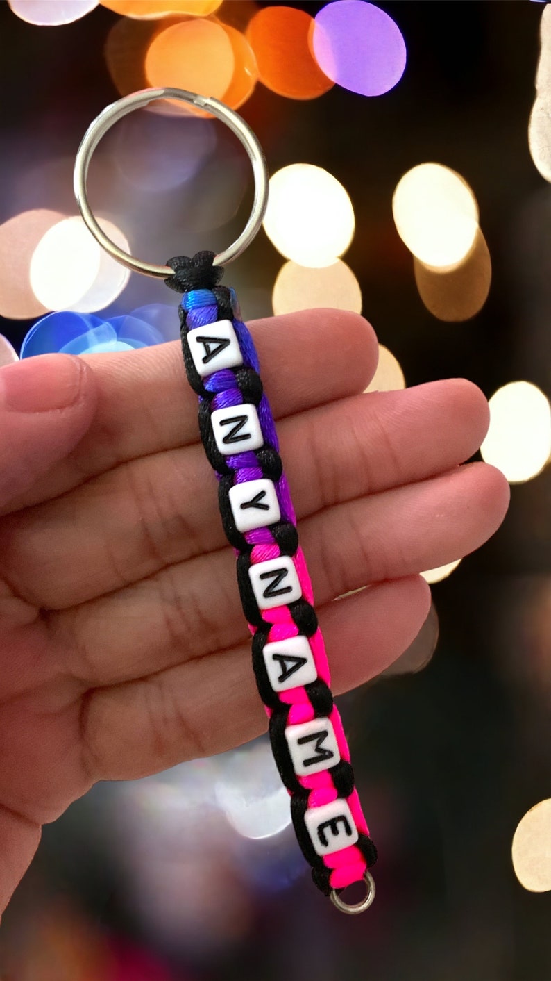 Custom Name Keyring Custom Key Fob Personalised Key Fob - Etsy