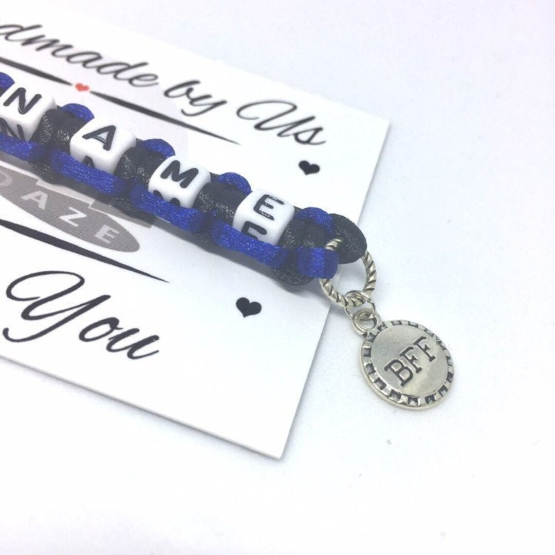 Best Friend Gift BFF Bag Charm, Personalised Bag Tag, BFF Gift, Custom ...