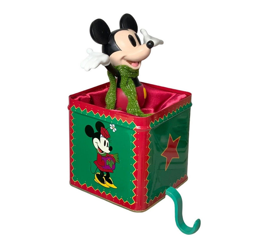 Vintage Disney Store Mickey Mouse Stocking Holder Vintage Christmas to ...
