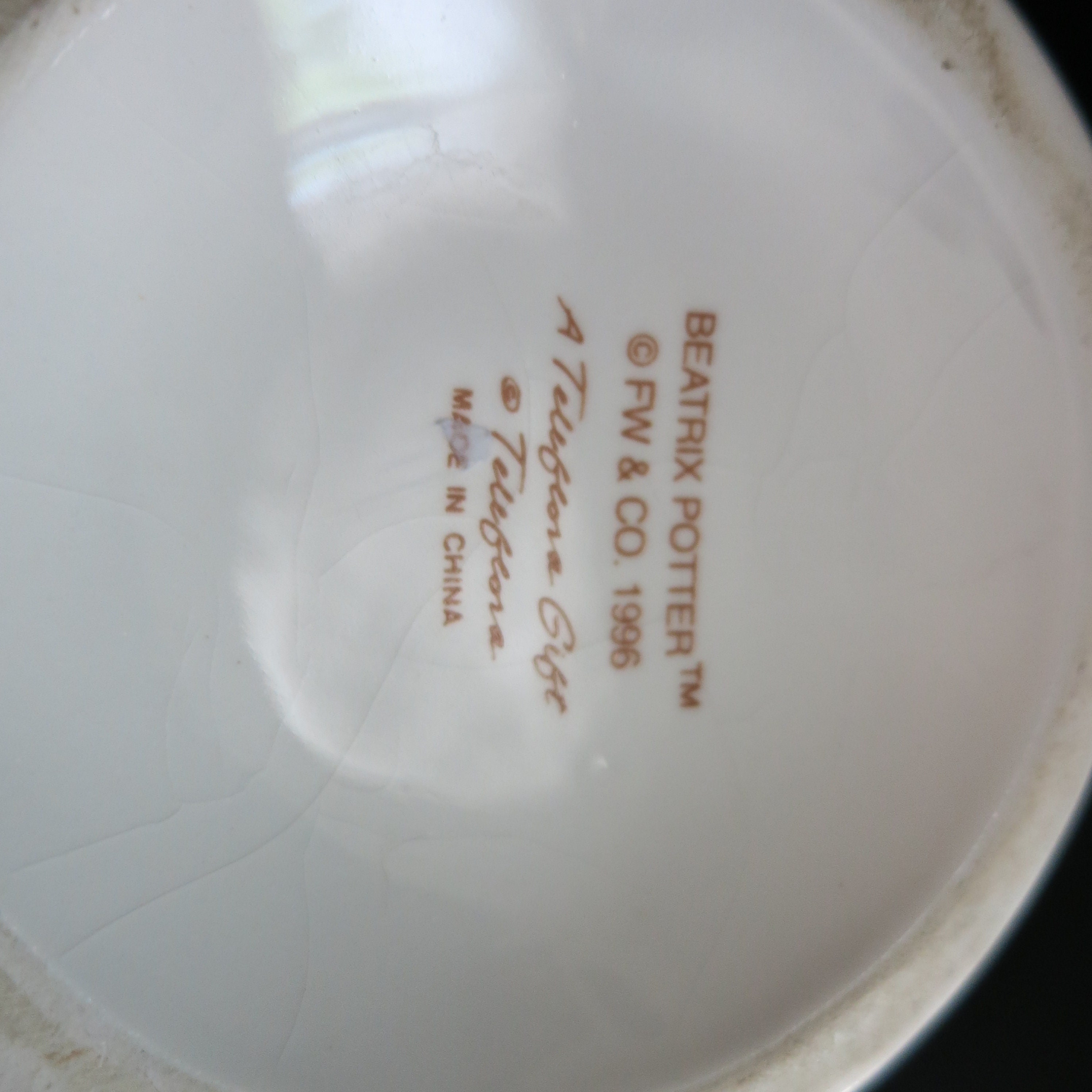 Vintage Beatrix Potter Peter Rabbit Ceramic Cookie Jar Canister Easter ...