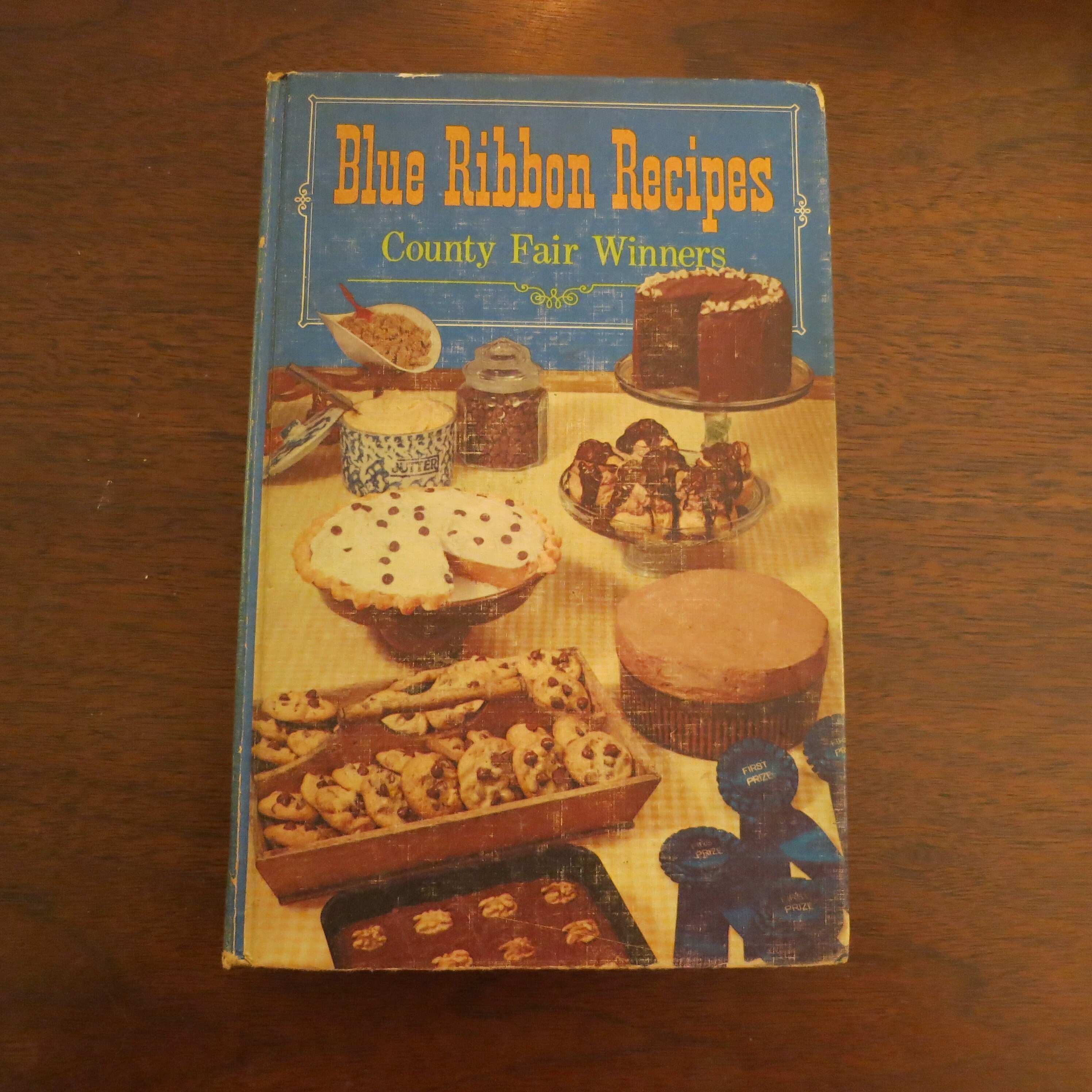 Vintage Cookbook, 1960's Blue Ribbon Recipes Hardcover, Vintage Recipes ...