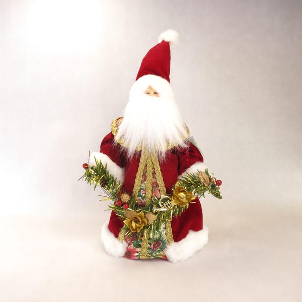 Santa Tree Topper - Etsy