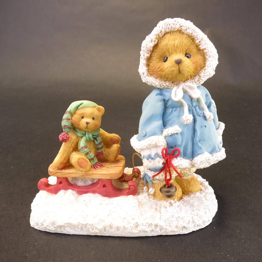 Mary A Special Friend Warms the Season Vintage Cherished Teddies Winter ...
