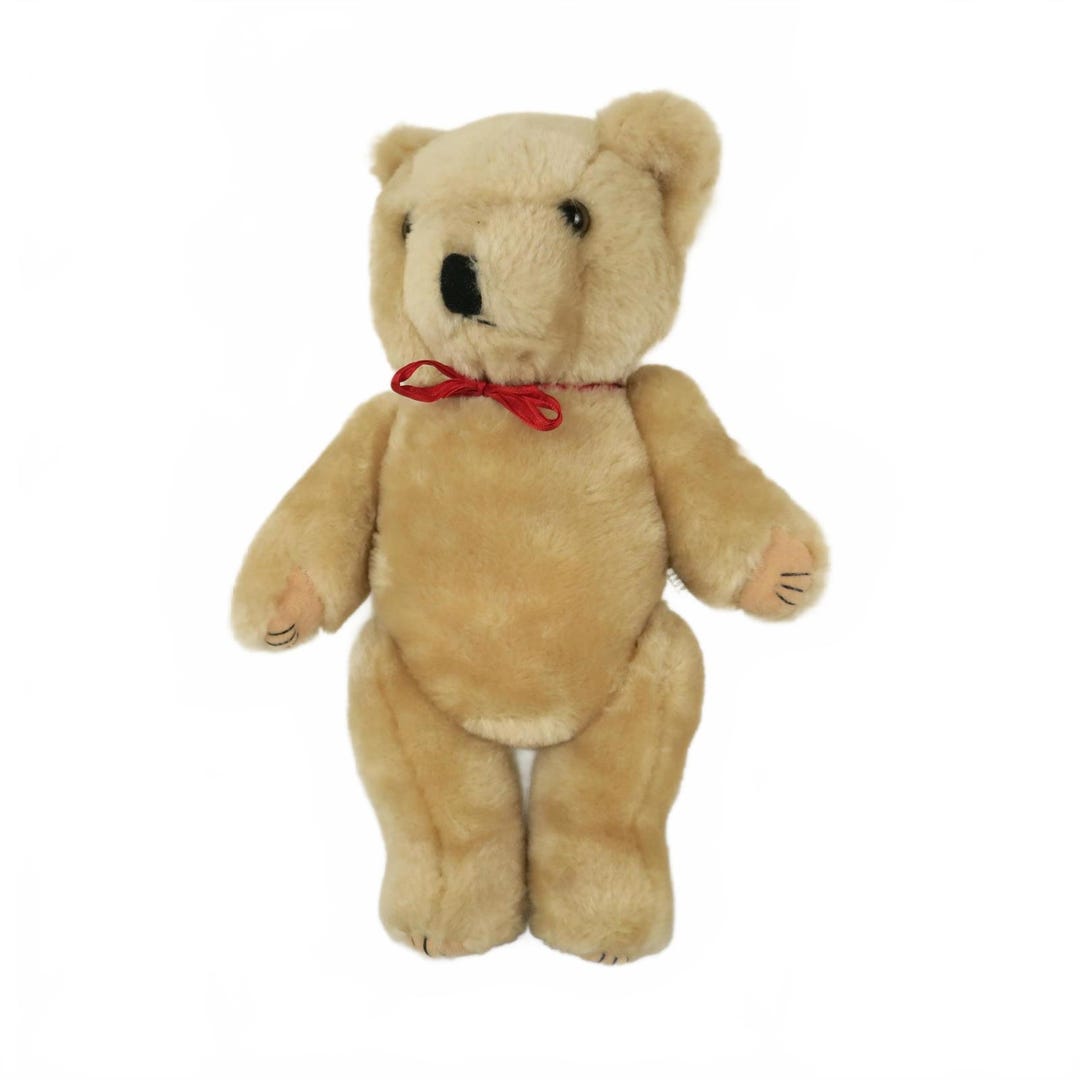Vintage Classic Teddy Bear Hard Body Jointed 12" - Etsy
