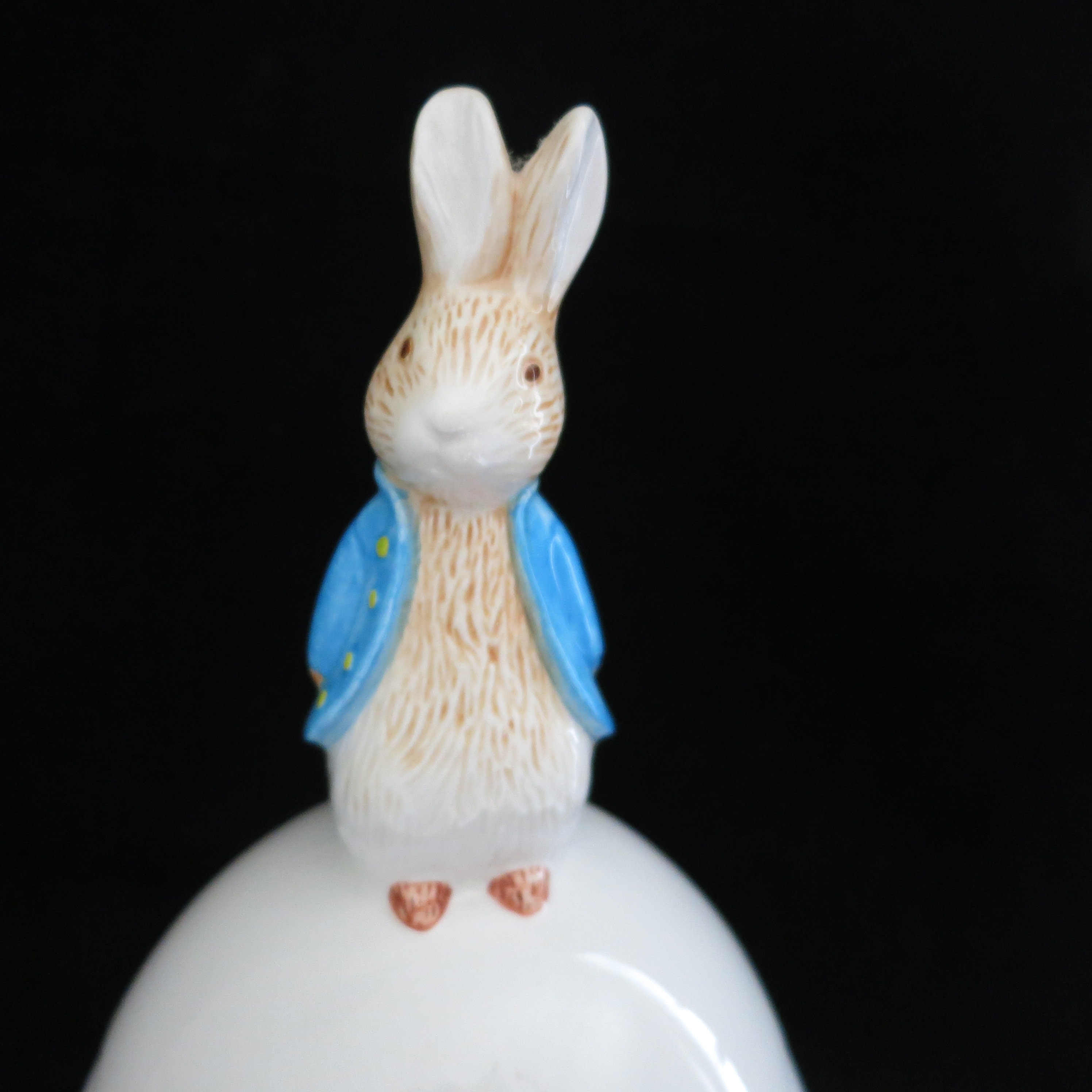 Vintage Beatrix Potter Peter Rabbit Ceramic Cookie Jar Canister Easter ...