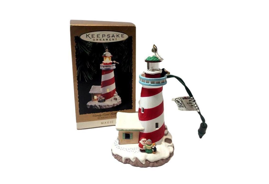 Candy Cane Lookout, Magic 1994 Hallmark Magic Ornament QLX7376 - Etsy
