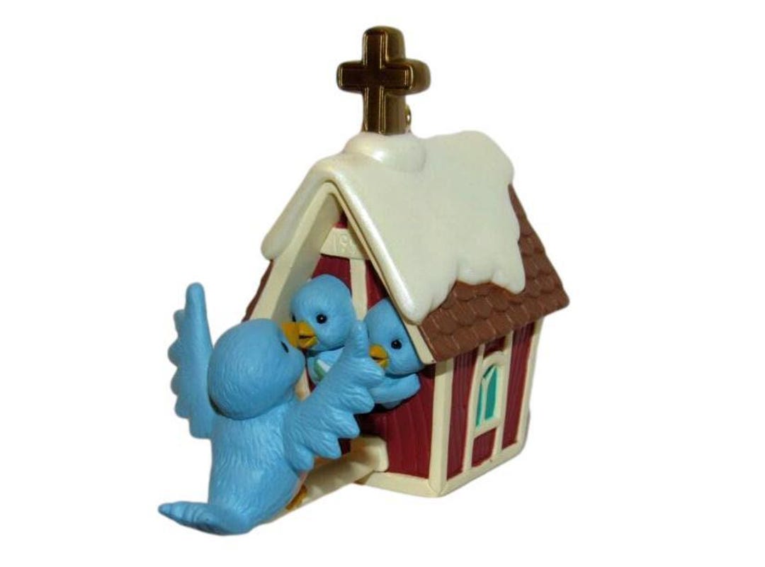 Bluebird With Church Treetop Choir 1998 Hallmark Keepsake Ornament ...