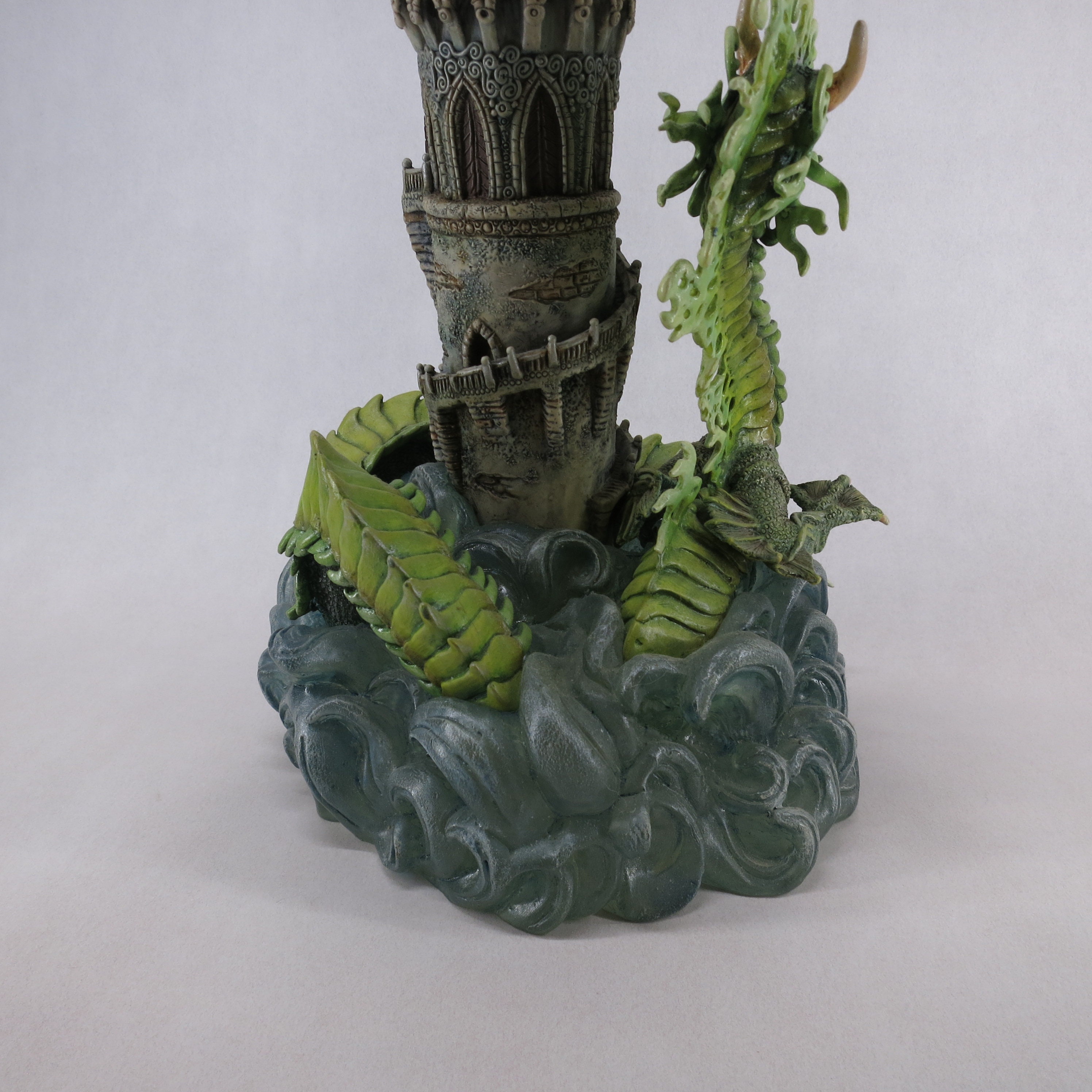 Hap Henriksen Prototype Vintage Dragon 12.75 Hand Painted Statue Water ...