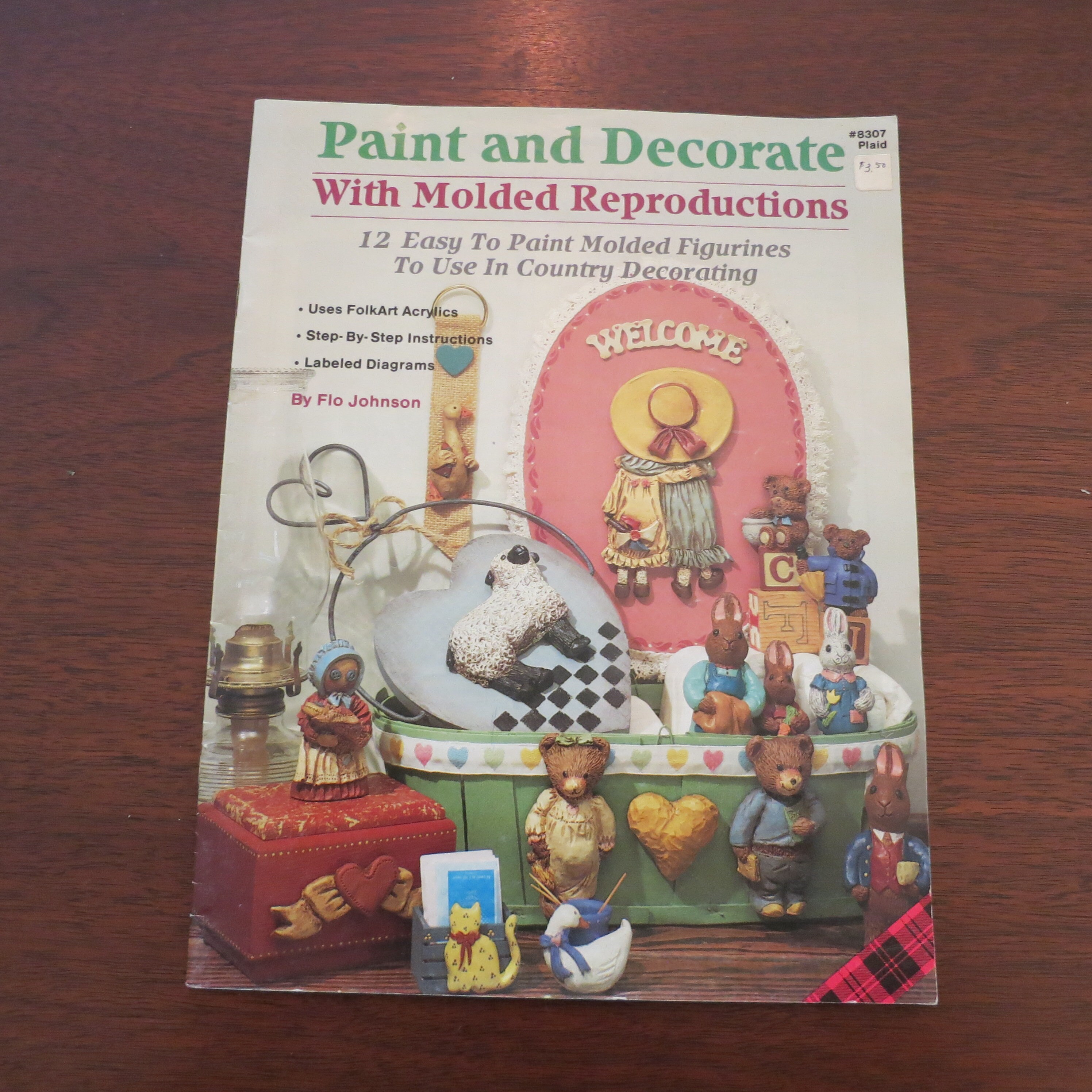 Paint & Decorate with Molded Reproductions Flo Johnson 1988 Vintage ...
