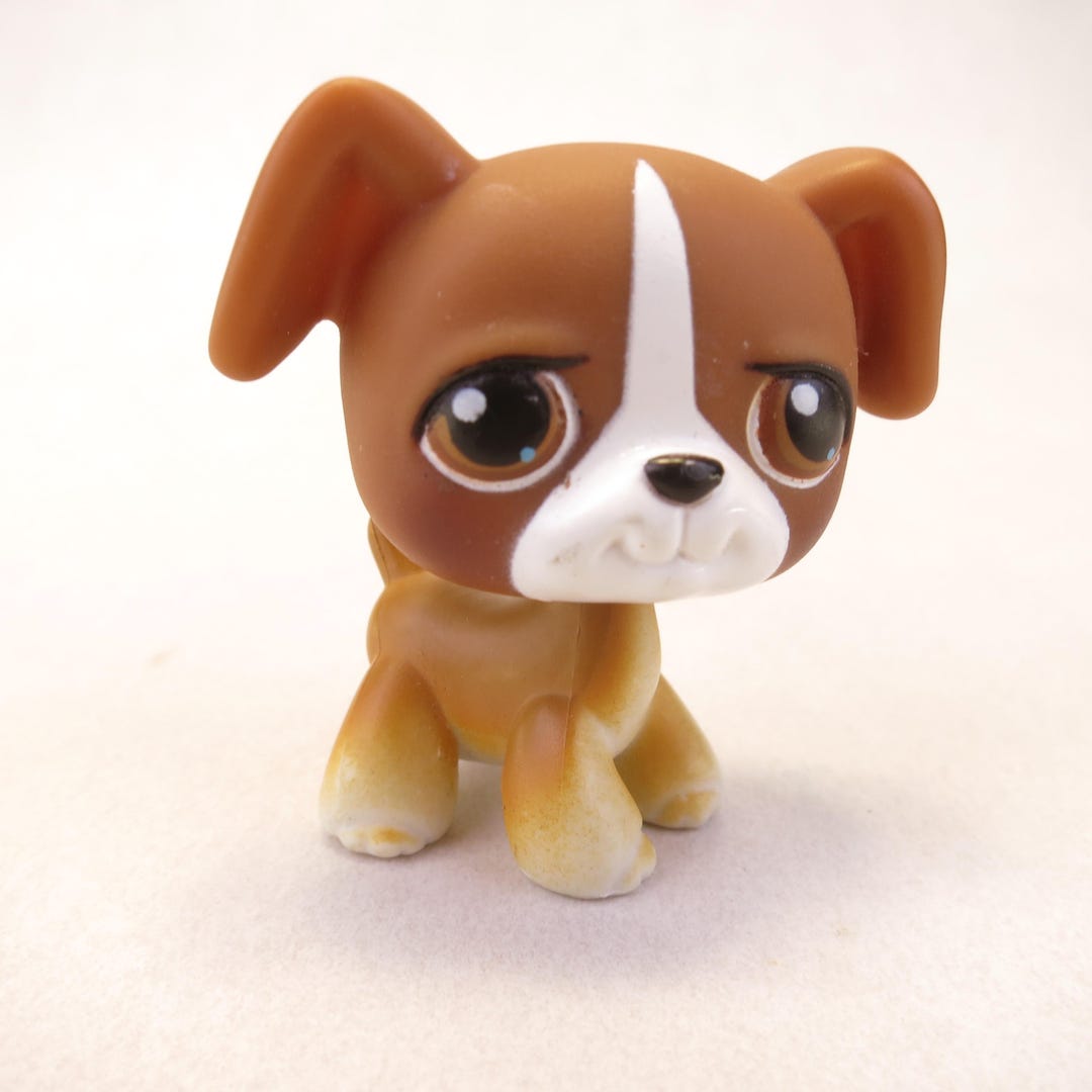 Hasbro Littlest Pet Shop #25 Boxer 1st Generation LPS Pet Collectible ...