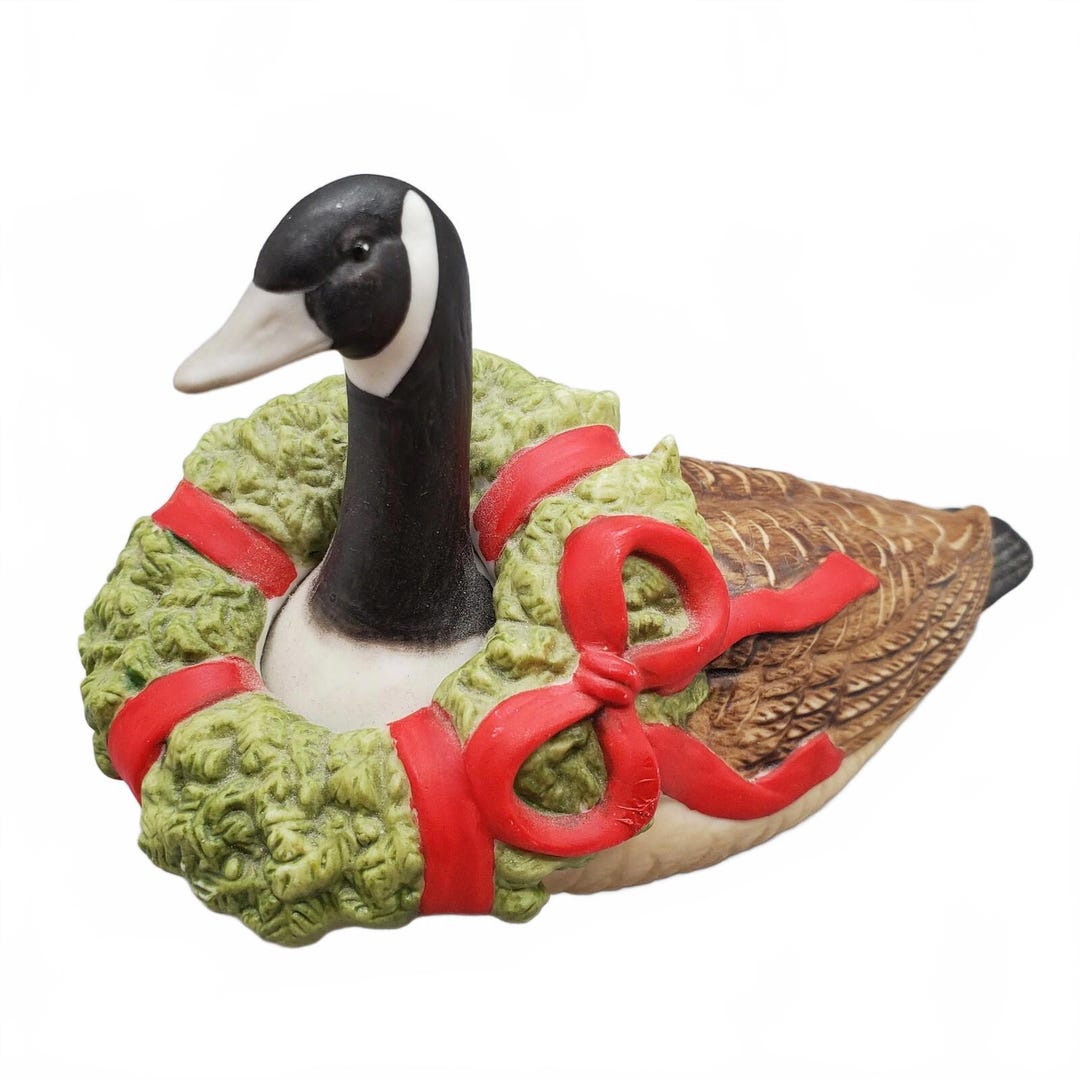 Schmid Gordon Fraser Christmas Goose Vintage Figurine 1983 - Etsy