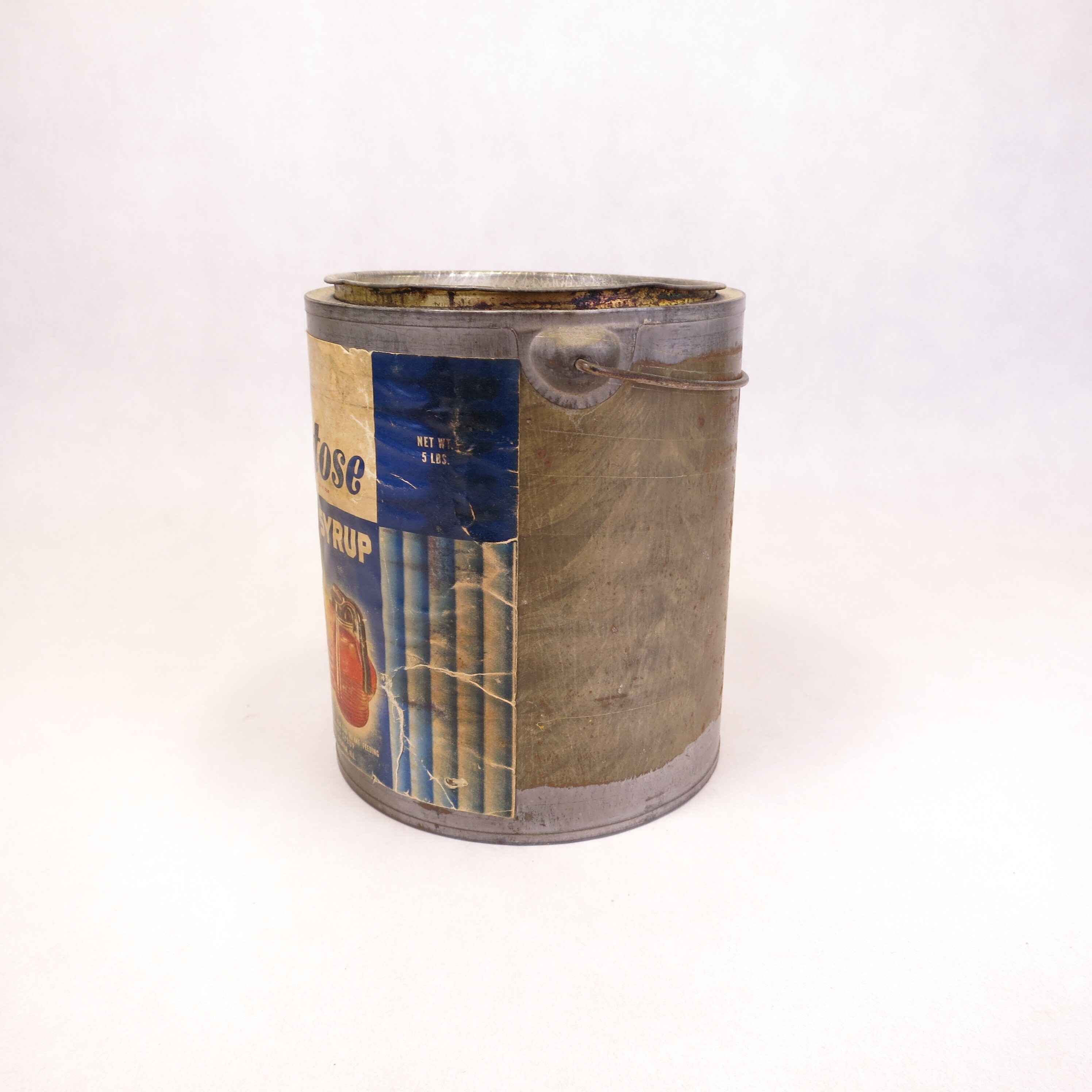 Rare Vintage Staley's Golden Table Syrup Pour Can