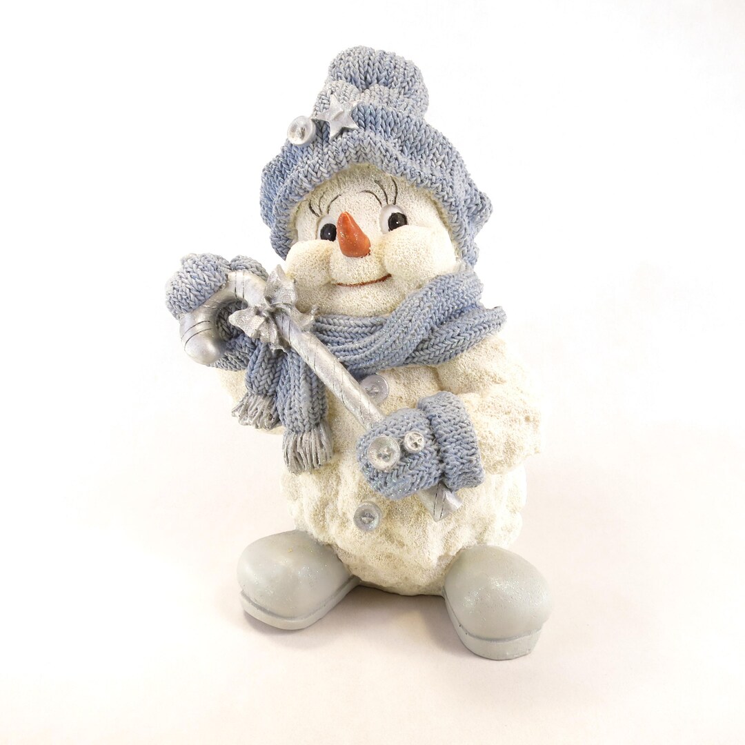 Encore Snow Buddies Snowman Holding Candy Cane 10" Tall “yummy” 94182 ...