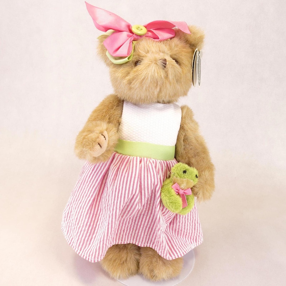 Vintage Bearington Collection Teddy Bear Plush Toy Frog Toy Dressed ...