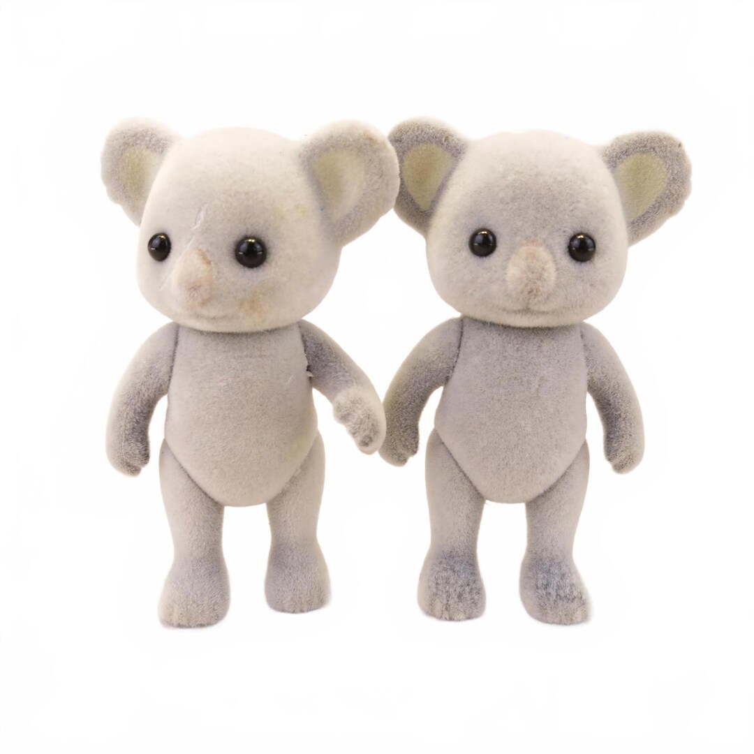 2 Calico Critters Outback Koala Action Figures Gray Vintage - Etsy
