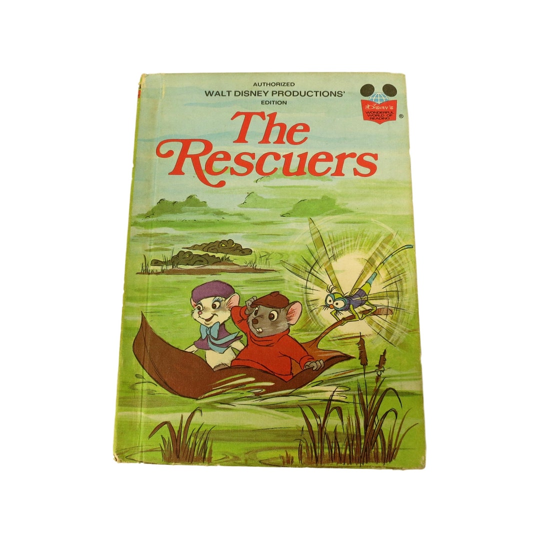 THE RESCUERS Kids Book disney's Wonderful World of Reading Hardcover ...