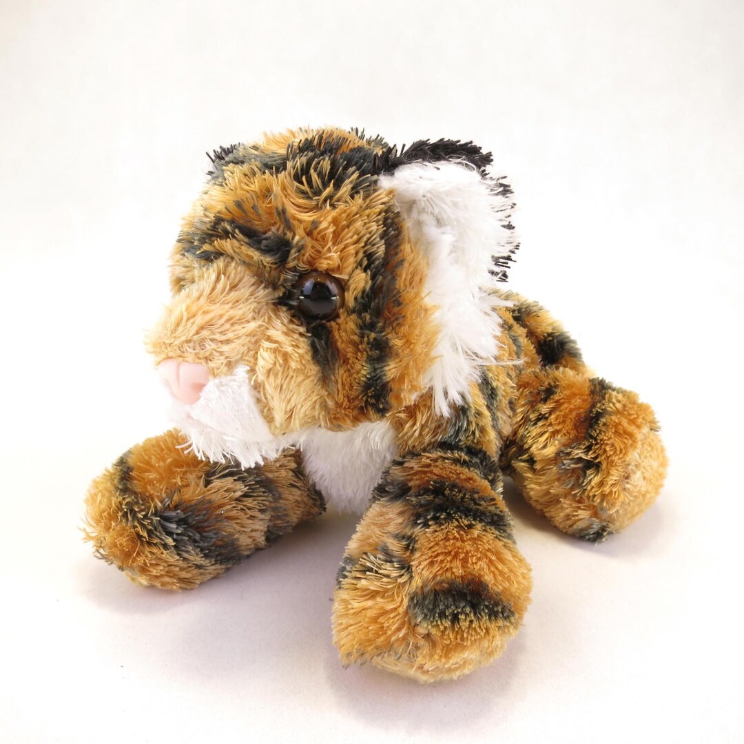 Aurora Mini Flopsie Striped Kitty Cat or Tiger Stuffed Animal Plush Toy ...