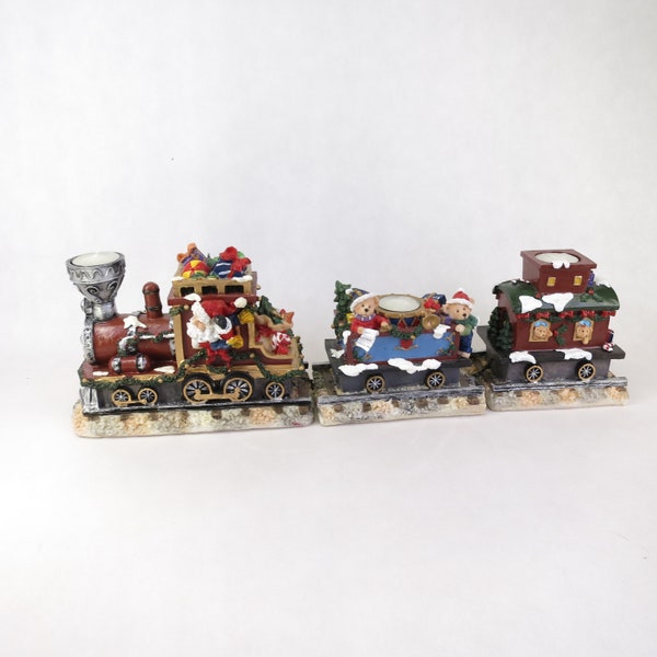 Teddy Bear Train Set - Etsy