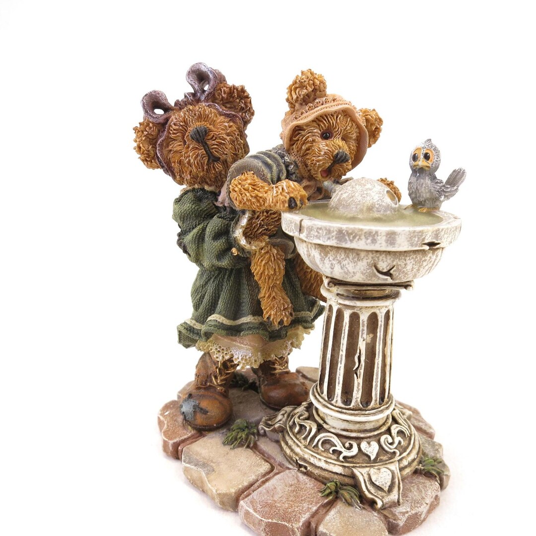 Sissie & Squirt Big Helper Little Sipper Bear Sisters 228323 Vintage ...