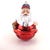 6 White & Gold Vintage Christmas Santa Ceramic Tea Light Candle Holder ...