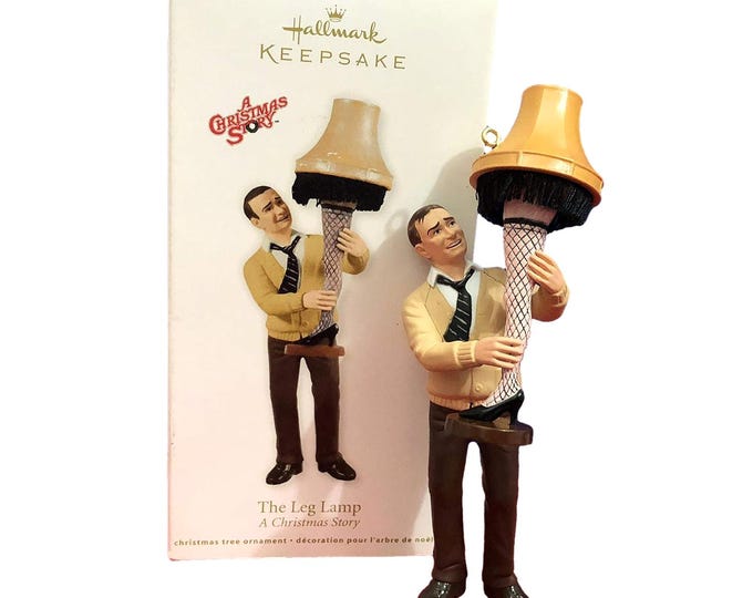Hallmark QXI2887 A Christmas Story "the Leg Lamp" Tree Ornament 5" - Etsy