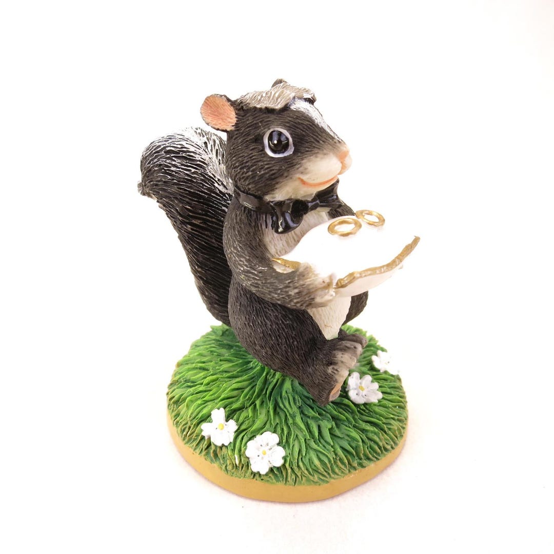 Charming Tails Fitz and Floyd "the Ring Bearer" Skunk Figurine 2.75 ...