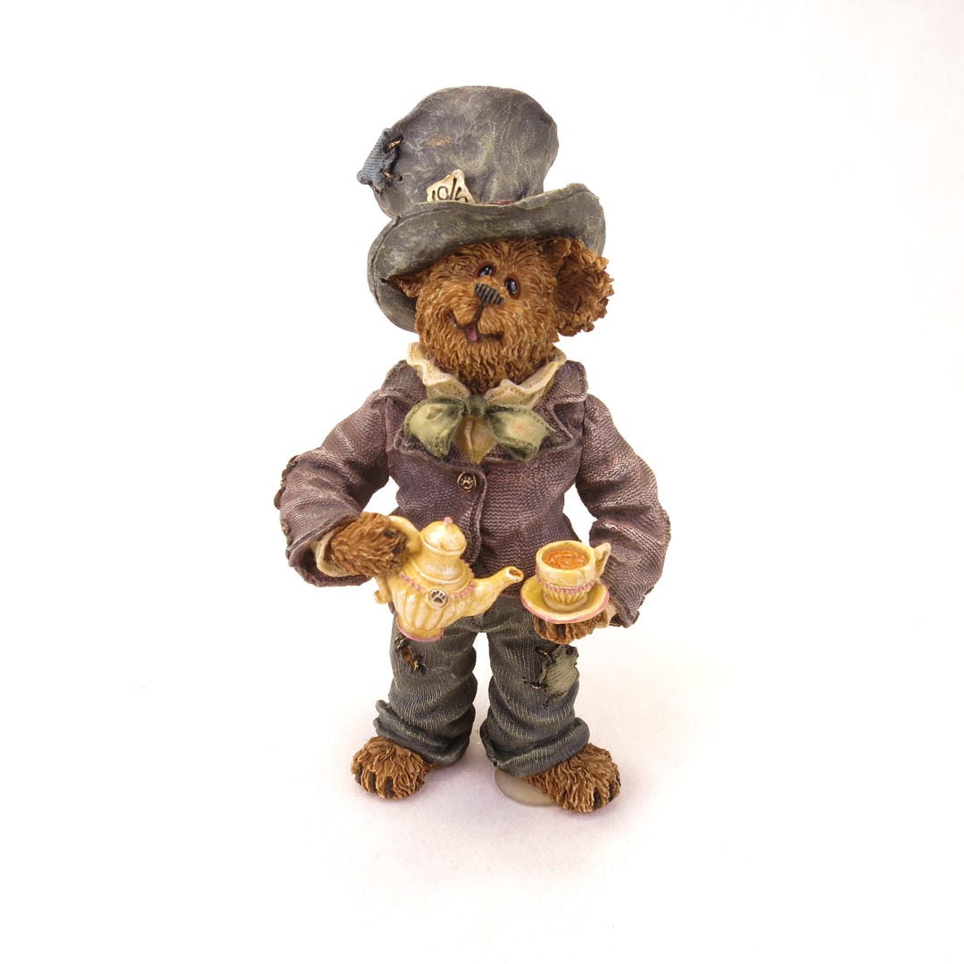 Vintage Boyds Bears Shoebox Bears the Mad Hatter, One Lump or Two ...