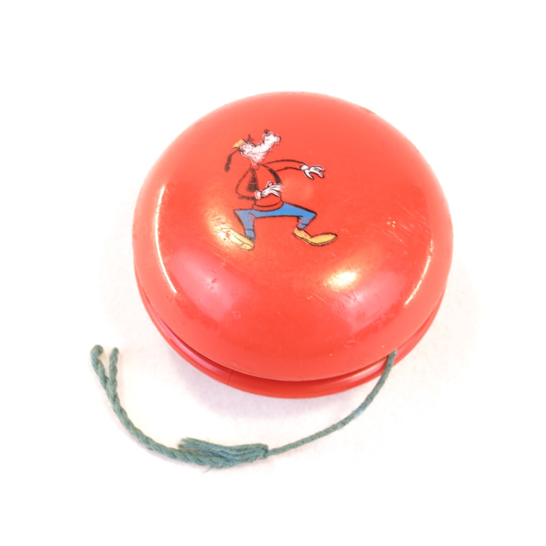 Vintage Red Goofy 1970's Disney YOYO by Union Wadding - Etsy