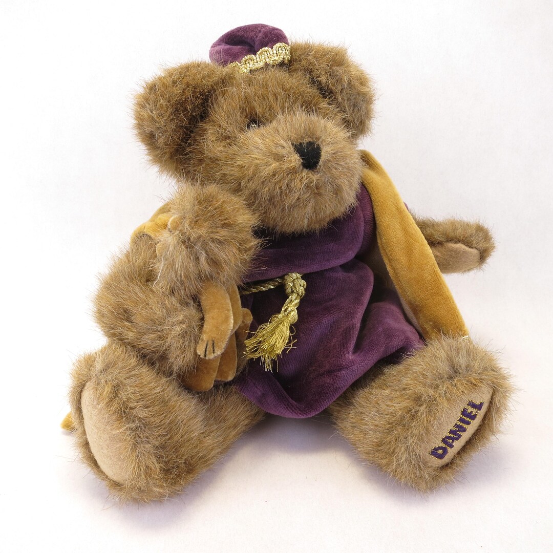 Vintage Plush Bear With Lion Boyds Bears Daniel 94914SAS Sight Sound ...