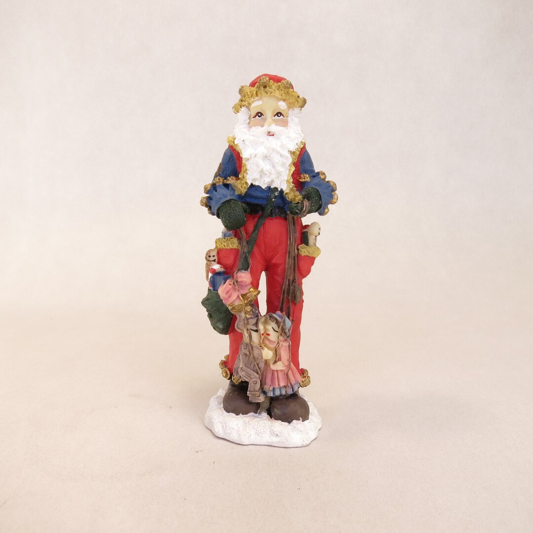 Vintage Santa Claus Figure With Puppets 5 Christmas Decor - Etsy