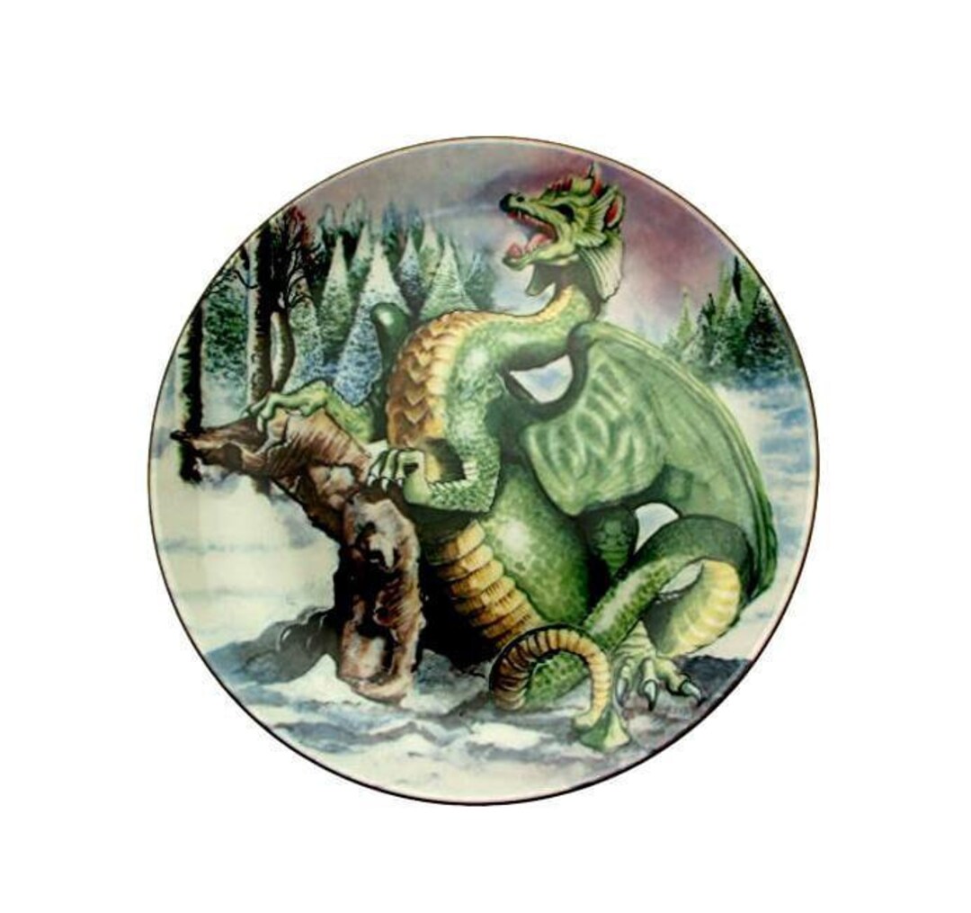 Holland Studio Craft Crown Staffordshire Dragon Enchantica Spring ...