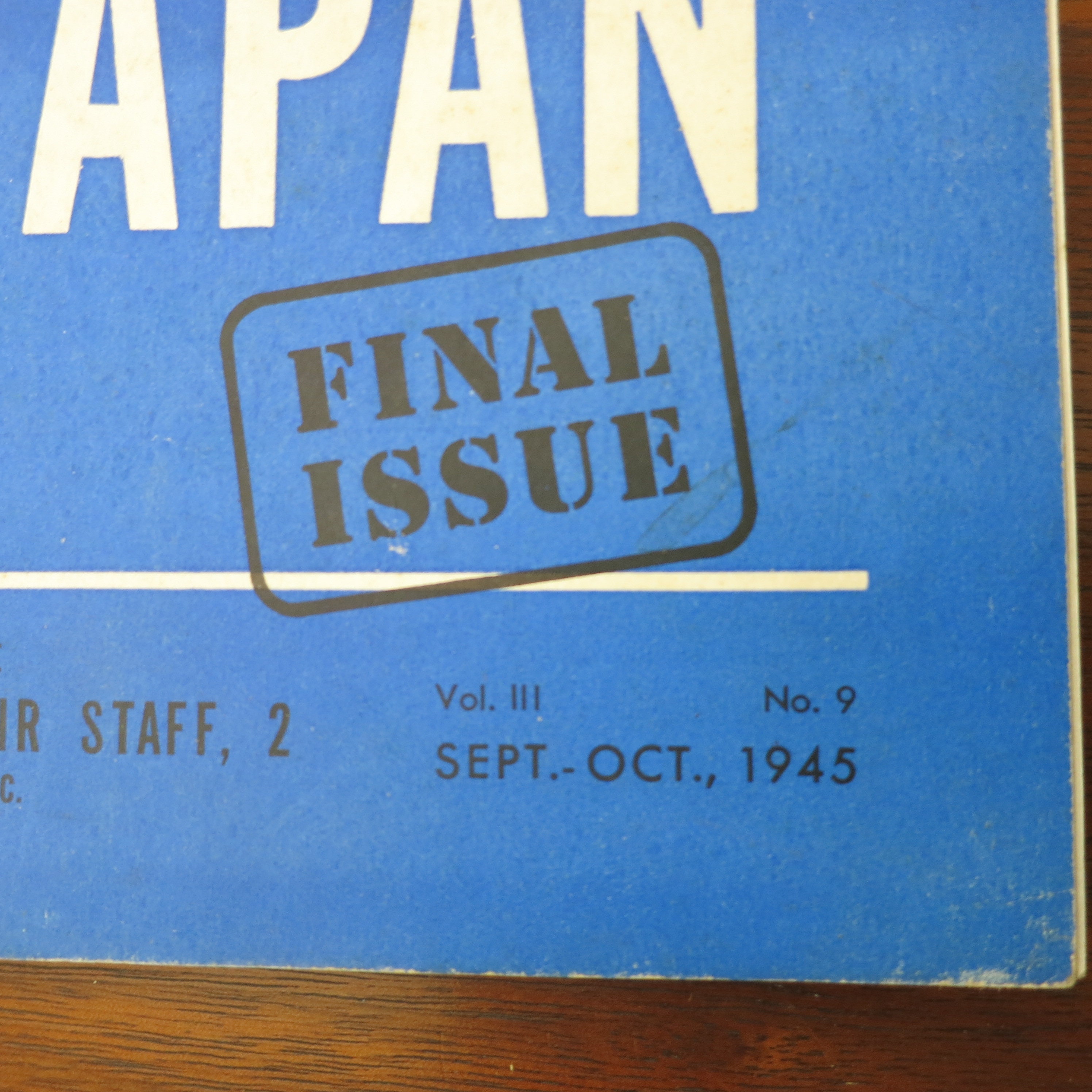 IMPACT Magazine WWII 1945 Air Victory over Japan Final Issue Ultra Rare