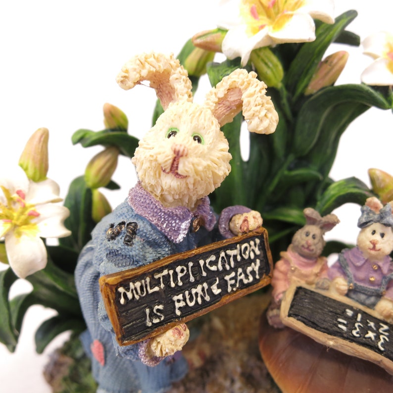 Boyds School Teacher Rabbit Miss Hopalots With Hop Skip & - Etsy