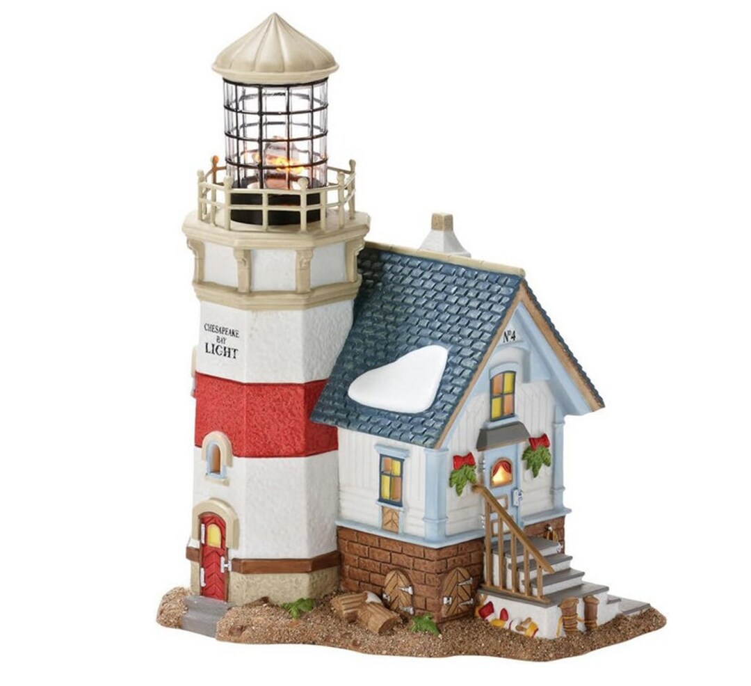 Department 56 Chesapeake Bay Light Lighthouse New England Village ...