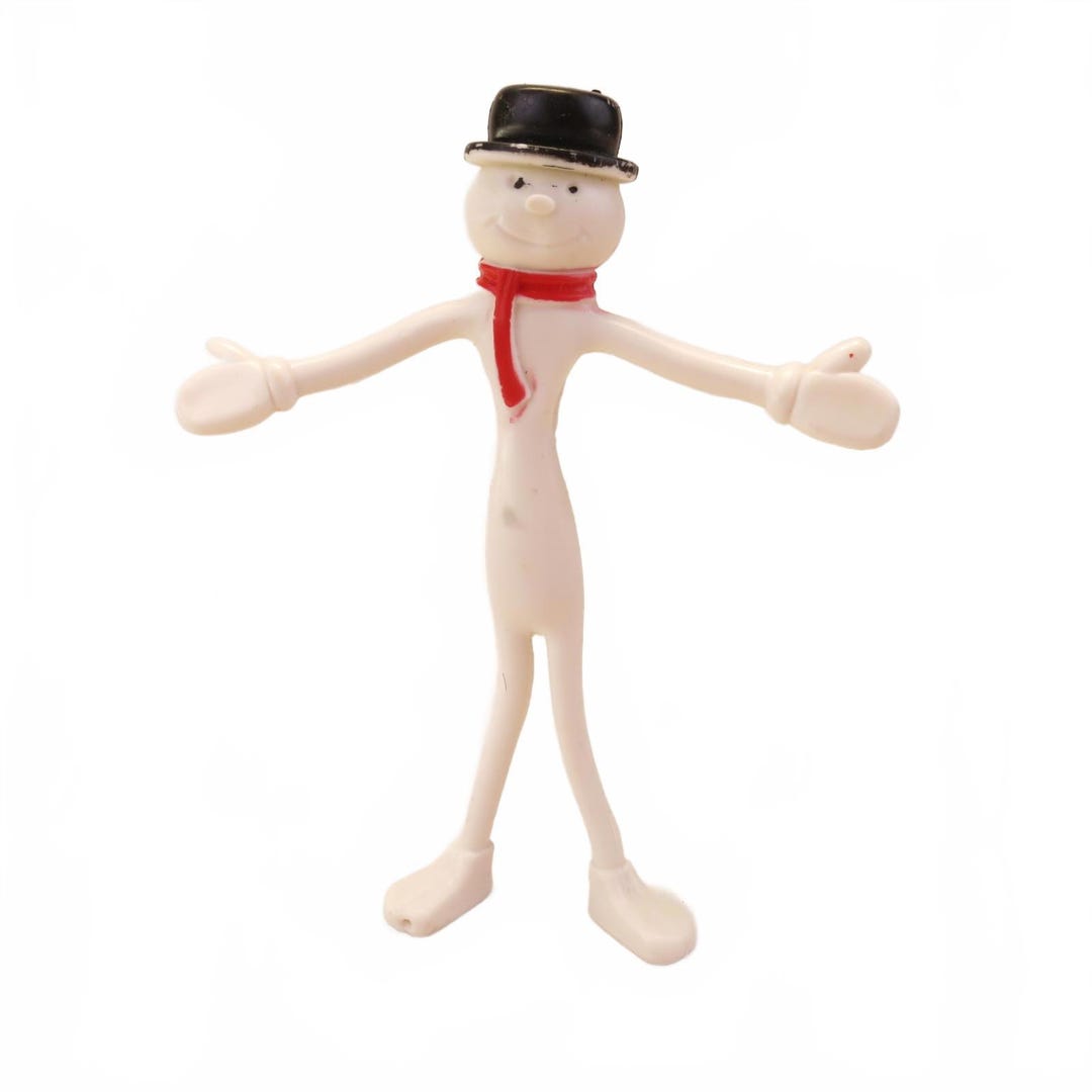 Vintage Rubber Snowman 1970's Model # WM08009-ZTC-0812 Christmas - Etsy