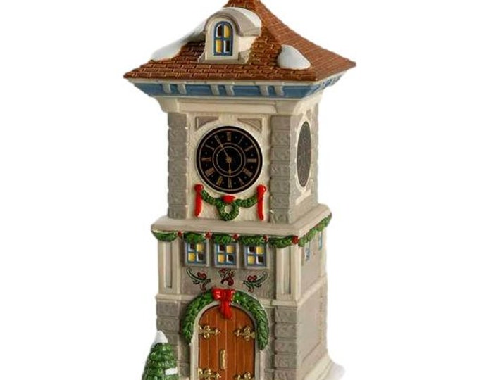 Department 56 Clock Tower #4020170 Dept. 56 Alpine Village Christmas ...