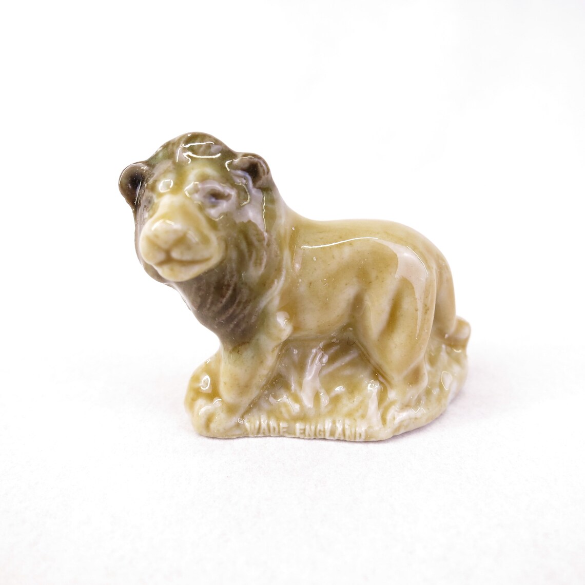 Vintage Wade Whimsies Miniature Ceramic Glazed Tan Lion - Etsy