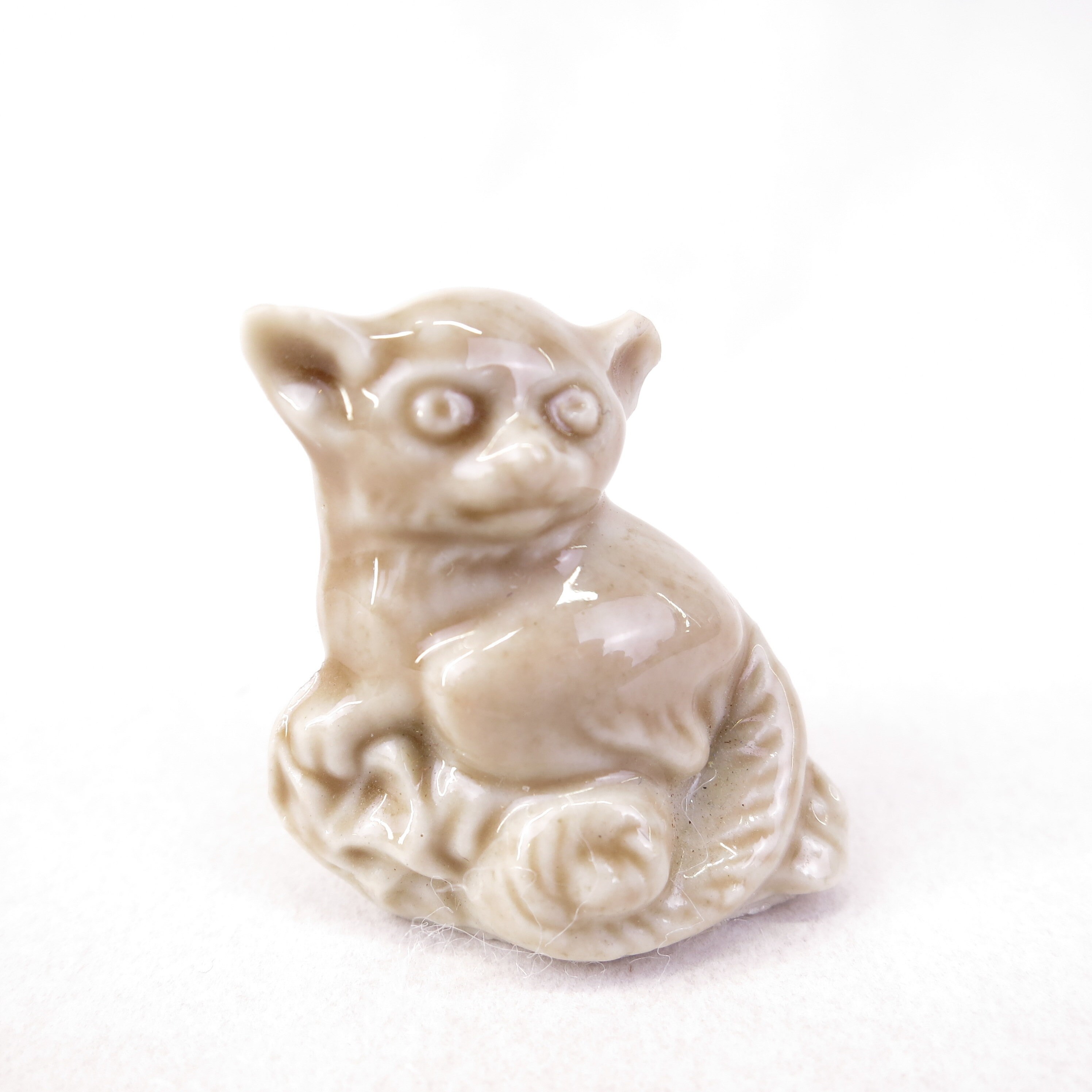Vintage Wade Whimsies Miniature Ceramic Glazed Lemur - Langur Figurine ...