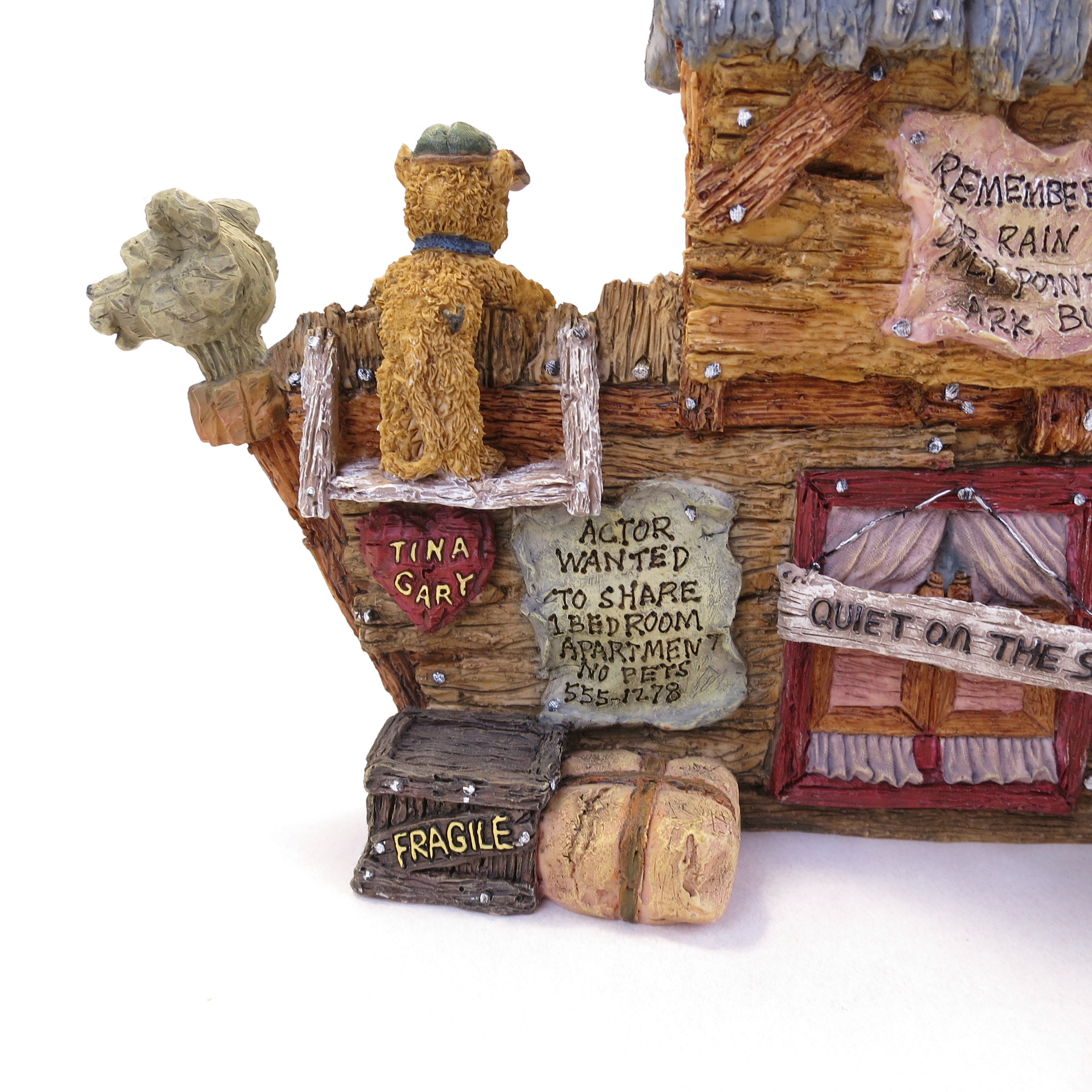 S.S. Noah...The Ark #2450 Noah's Ark Boyds Bears Resin Bearstone Collection