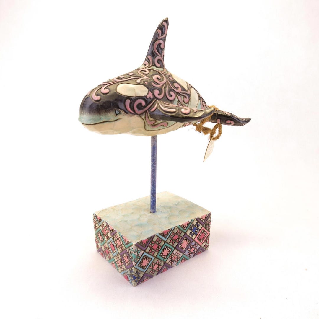 Jim Shore Enesco V4004743 Majestic Flight Killer Whale Orca Figurine - Etsy