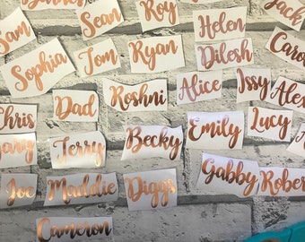 Vinyl lettering for glass | Etsy