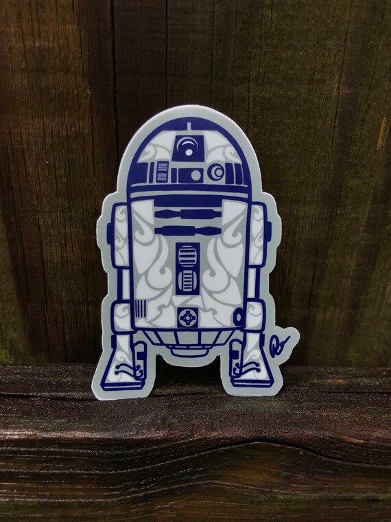 R2D2 Sticker - Etsy