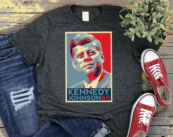 JFK Shirt John F Kennedy Shirt Retro President Shirt Retro Campaign ...