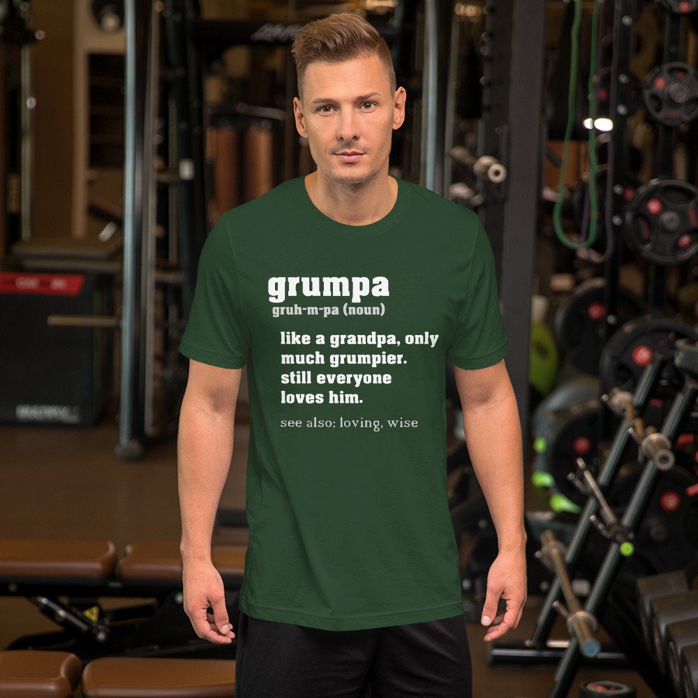 Grumpa Shirt Grumpa Definition Shirt Grumpa Like A Regular - Etsy