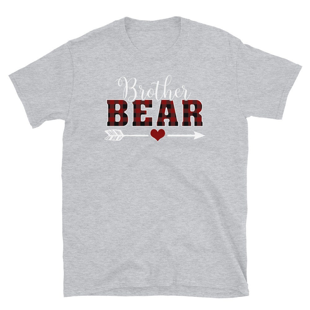 Brother Bear Shirt, Brother Bear Buffalo Plaid Shirt. Matching Bear ...